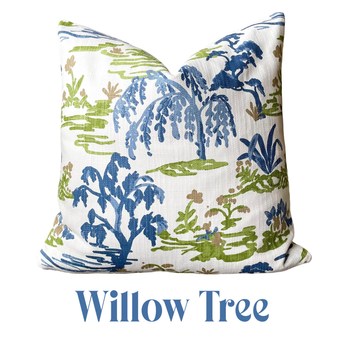 The Willow Collection: Blue, Green, & White Mix and Match Decorative ...