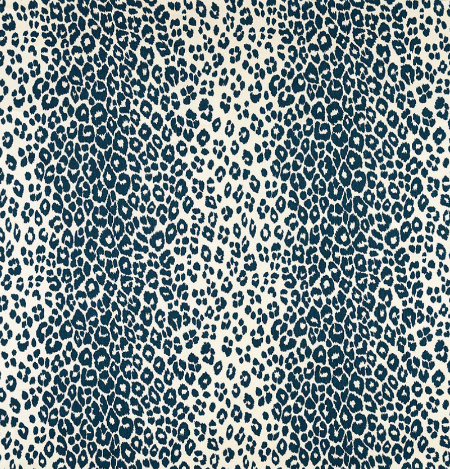 blue leopard print pattern